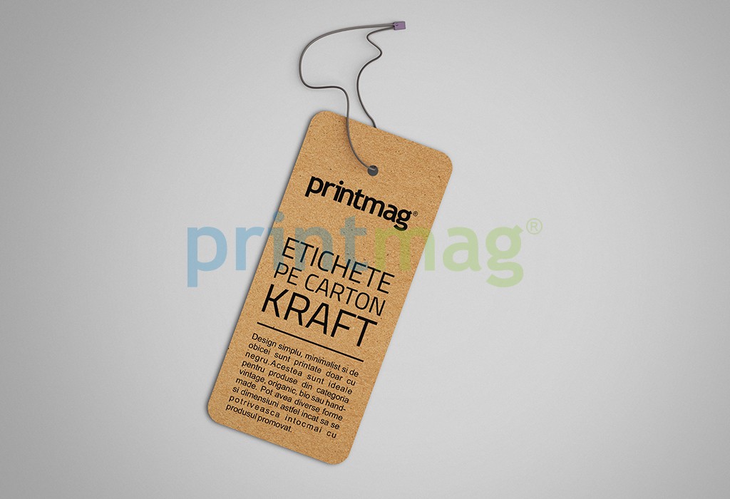 Etichete din carton / Etichete de produs personalizate | PrintMag