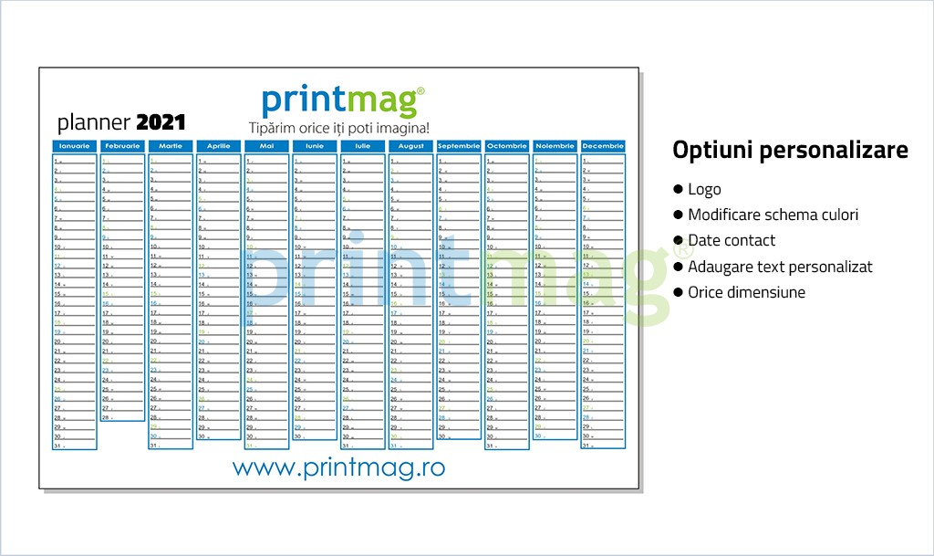 Planner perete | PrintMag