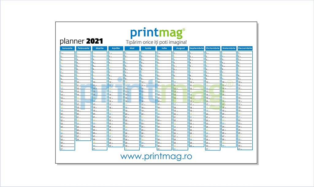 Planner perete | PrintMag